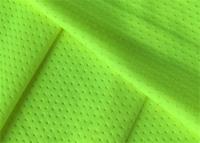 China Uniform Workwear Fluorescent Fabric Warp Knitted Mesh Plain for sale