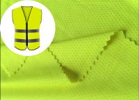 China 100% Polyester Fluorescent Material Fabric High Visibility For Worker Wear for sale