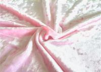 China KS VELVET 95% Polyester 5% Spandex Velvet Garment Fabric 58-60 Inch Tear Resistant for sale