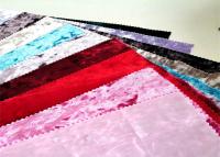 China Ice Korea Polyester Spandex Velvet Fabric 150cm Width 220gsm Knitting Shiny for Dress for sale