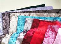China Customize Crushed ice Polyester Spandex Velvet Fabric Knitting For Dress for sale