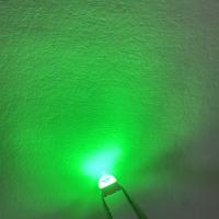 China Green Color SMD 3528 LED Diode 520-530nm 10000-13000mcd Ball Head Water Clear 30deg 70mW for sale