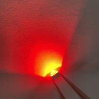 China Red Color 620-630nm 3528 SMD LED 4000-6000mcd Ball Head 30deg Transparent 80mW For Outdoor Lighting for sale