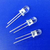 China Customized IR Diode 45deg Round Head Shape 0.1W Power Dissipation 1000 Mcd 5mm IR 880nm LED Emitter For Vision Product for sale