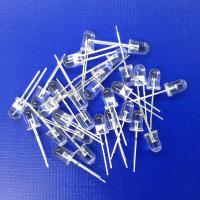 China T1 3/4 5mm Red Emitting Color 5mm LED Diode Transparent Round Head For Turn Signal Indicator for sale