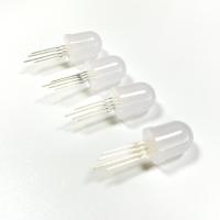 China 10mm Addressable LED Diode GRBW Pixel LED Beads SK6812 Integrated Diffused Round Head for sale