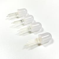 China 10mm Addressable LED Diode GRBW Pixel LED Beads SK6812 Integrated Diffused Round Head for sale