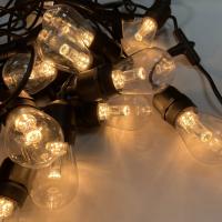 China 12v 5 - 8W 2700K Warm White 15m LED String Light Christmas Decorative Festival Vintage Edison Bulbs Light String for sale