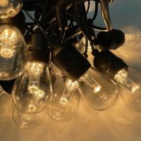 China 12v 5 - 8W 2700K Warm White 15m LED String Light Christmas Decorative Festival Vintage Edison Bulbs Light String for sale