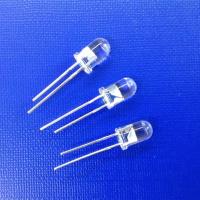 China Green Color 500nm Short Pin 15000mcd 45deg Through Hole Dip 5mm LED Diode For Indicator for sale