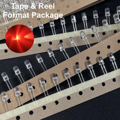 China Traffic Light Red Diode 620nm / 625nm 12000mcd Customization Specification in Tape & Reel Format Package for sale