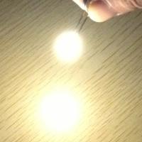 China LED Light Emitting Diode 5mm 2700K Warm White 25000mcd High Intensity Round Clear Lens With Flange for sale