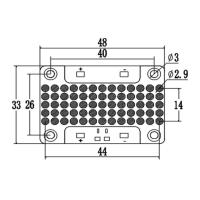 China 48*33mm UV Diode Module 245W 385nm 395nm 405nm LED UVA Module for Industrial Machine Vision for sale