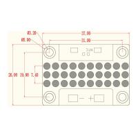 China 37*26mm UV LED Module 12-15W/cm2 115W 385nm 395nm 405nm UVA LED Diode For Industrial Machine for sale