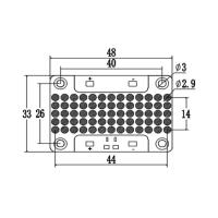 China 200W UV Diode 48*33mm 365nm 30/60deg 13-15W/Cm2 UVA Emitting Diode Module For Curing System for sale