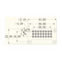 China 59W 43*22cm 9-11W/Cm2 UVA COB LED Module LED Module For UV Curing for sale