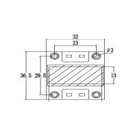 China 32x36mm 270W 14-16W/cm2 365nm 370nm Cooper Substrate UVA COB LED Module for Circuit Board Packaging for sale