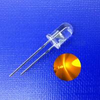 China Throughhole 5mm 45deg 0.5W 590nm Yellow Color 30000mcd Super Bright For Guide Arrow Light for sale