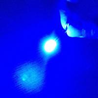 China 0.5W 5mm LED Light Emitting Diode 520-530nm Blue Color 25000mcd Clear Lens For Indicator Lighting for sale