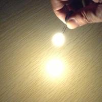 China 0.5W 5mm LED Light Emitting Diode 2700K Warm White Color 25000-35000mcd Clear Lens For Illumination for sale
