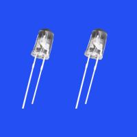 China Flashing LED 5mm 0.5Hz 1/2 Duty Cycle Blue Color 460-470nm 1200mcd Clear Lens Dip Blinking LED for sale
