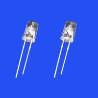 China Flashing LED 5mm 0.5Hz 1/2 Duty Cycle Orange Color 600-615nm 1500mcd Clear Lens Dip Blinking LED for sale