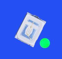 China SMD LED Diode SMD2016 2.0x1.6mm Green Color 520nm - 525nm 8-10LM 120deg Transparent Lens for sale