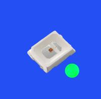 China SMD2835 2.8x3.5mm Green Color 520- 525nm 8-12LM 120deg Transparent Lens PCT Bracket Diode Light for sale