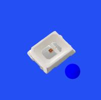 China SMD2835 2.8x3.5mm Blue Color 460-470nm 1-2LM 120deg Transparent Lens PCT Bracket Diode Light for sale