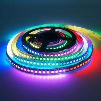 China SMD 5050 WS2812B DC 5V 144LED / M  43W Dream Color Addressable Flexible RGB LED Strip for sale