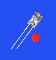 China 5mm 1.0Hz 1/2 Duty Cycle Red Color 620nm 600-1200mcd 90deg Capacitor Zener Integrated Flangeless Concave LED for sale