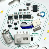 China 120V 18W 3000-6000K SCR Triac Dimmable Round Aluminium SMD 2835 LED PCB Ceiling Lamp Module for sale