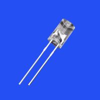 China 5mm 1.0Hz 1/2 Duty Cycle White Color 8000-12000K 4000mcd 90deg Capacitor Zener Integrated Flangeless Concave LED for sale