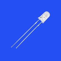 China 5mm 1.5Hz 12V 1/6 Duty Cycle Blue Color 460-470nm 500-1000mcd Round Head Resistor Integrated Flashing LED for sale