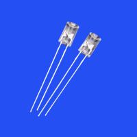 China 5mm 1.5Hz 1/12 Duty Cycle 12V Green Color 520nm 6000mcd 90deg Resistor Integrated Flangeless Concave Flashing LED for sale