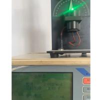China 346 Oval Shape Display Screen LED 520nm Green Color 3000mcd Tinted Diffused Lens Short Pin With Stopper for sale