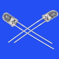 China Flashing LED 5mm 3.0Hz 1/6 Duty Cycle Warm White Color 3500K 2000mcd Round Clear Lens Dip Blinking LED for sale