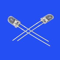 China 5mm 6.8Hz 1/6 Duty Cycle Red Color 630nm 2000mcd Round Clear Lens Strobe Flashing LED Diode for sale
