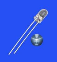 China 5mm 6.8Hz 1/6 Duty Cycle White Color 8000K 4000mcd Round Clear Lens Strobe Flashing LED Diode for sale