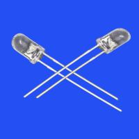 China 5mm 6.8Hz 1/6 Duty Cycle Blue Color 470nm 500mcd Round Clear Lens Strobe Flashing LED Diode for sale