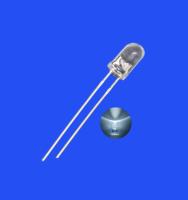 China 5mm 12Hz 1/6 Duty Cycle White Color 8000K 4000mcd Round Clear Lens Strobe Flashing LED Diode for sale