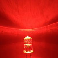 China 5mm Red Color 630nm 2000mcd Round Clear Lens Candle Flickering Flashing LED Diode for sale