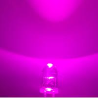 China 5mm Pink Color 1000-2000mcd Round Clear Lens Candle Flickering Flashing LED Diode for sale