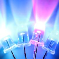 China 5mm RGB Full Color 3000-4000mcd Round Head Clear Lens 7 Color Fast Flashing Diode For Toys for sale
