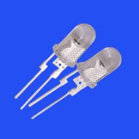 China 1W 5mm White Color 7000-9000K Clear Lens Round Head Short Pins With Heat Sink for sale