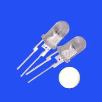 China 1W 5mm Warm White Color 3000-3500K Clear Lens Round Head Short Pins With Heat Sink for sale