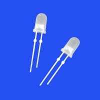 China 5mm 20deg 500nm 500nm 11000mcd Stopper Pins Diffused Lens Round Head F5 Diode for sale