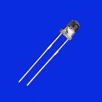 China 3mm LED 6000K - 7000K White Color 5000mcd - 6000mcd Clear Lens Round Head With Flange Light Diode for sale