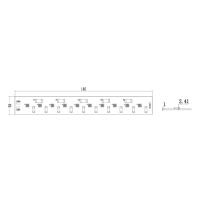 China 145*20mm 395nm 4-6W 120 Deg UVA LED Lights COB Module For Chemical Detection for sale