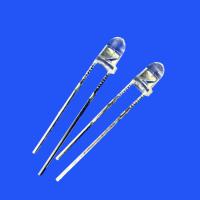 China F3 High CRI Ra>90 10000mcd Narrow Beam Angle 15 Deg Nature White Color Clear Lens Bullet Head 3mm LED for sale
